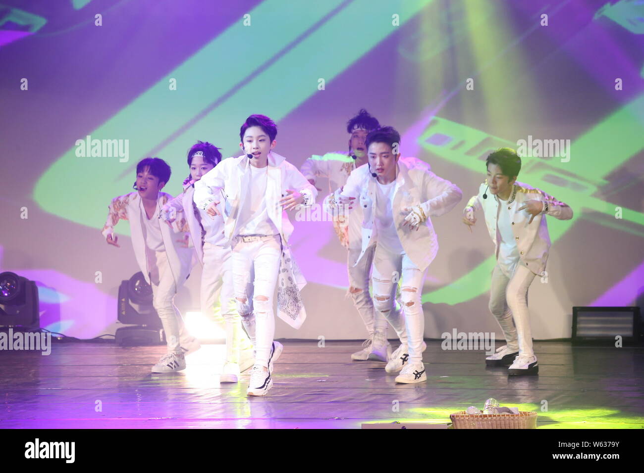 Members of boy band Boy Story co-produced by Tencent Music ...