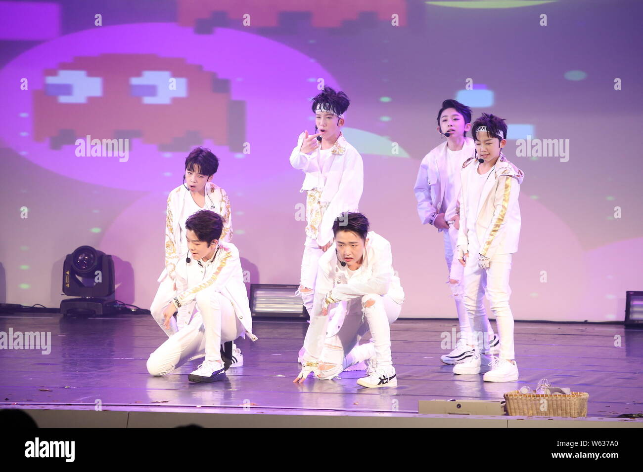 Members of boy band Boy Story co-produced by Tencent Music ...