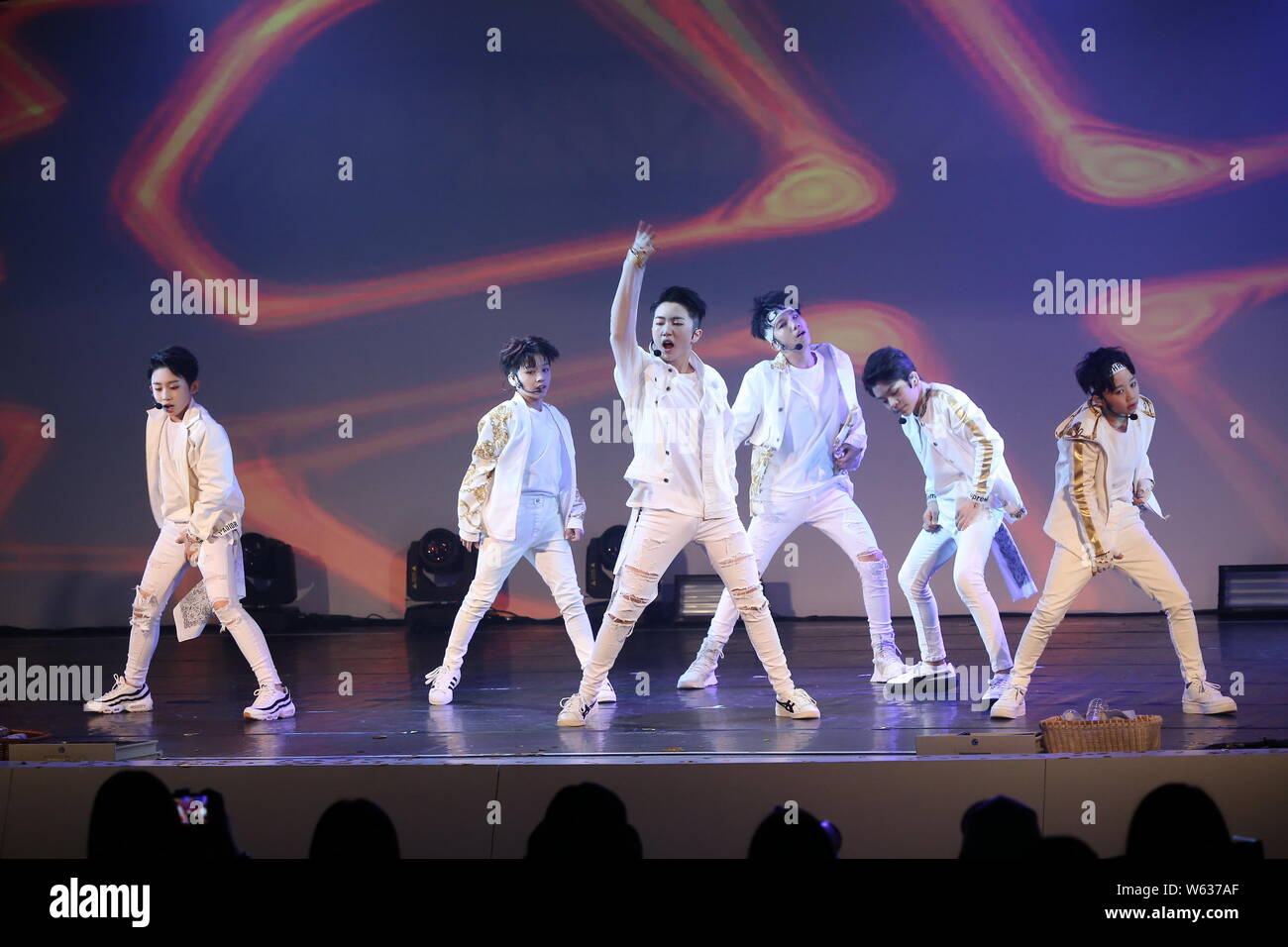 Members of boy band Boy Story co-produced by Tencent Music ...