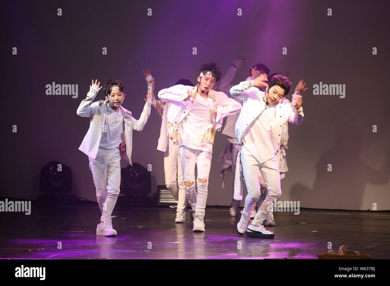 Members of boy band Boy Story co-produced by Tencent Music ...