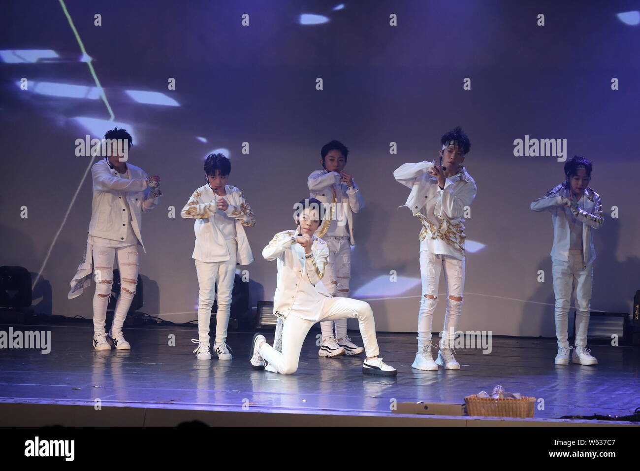 Members of boy band Boy Story co-produced by Tencent Music ...