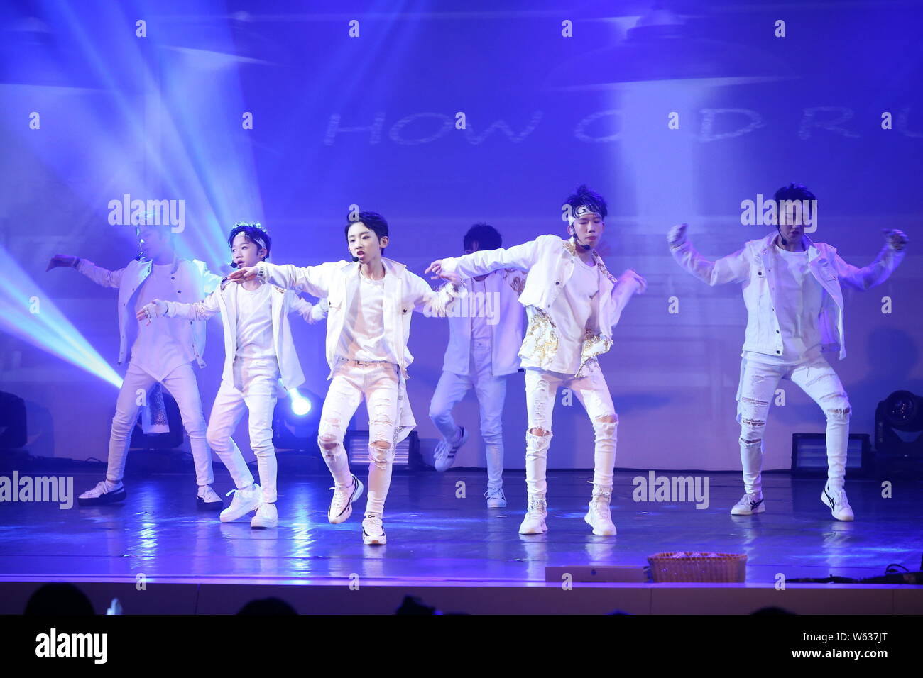 Members of boy band Boy Story co-produced by Tencent Music ...