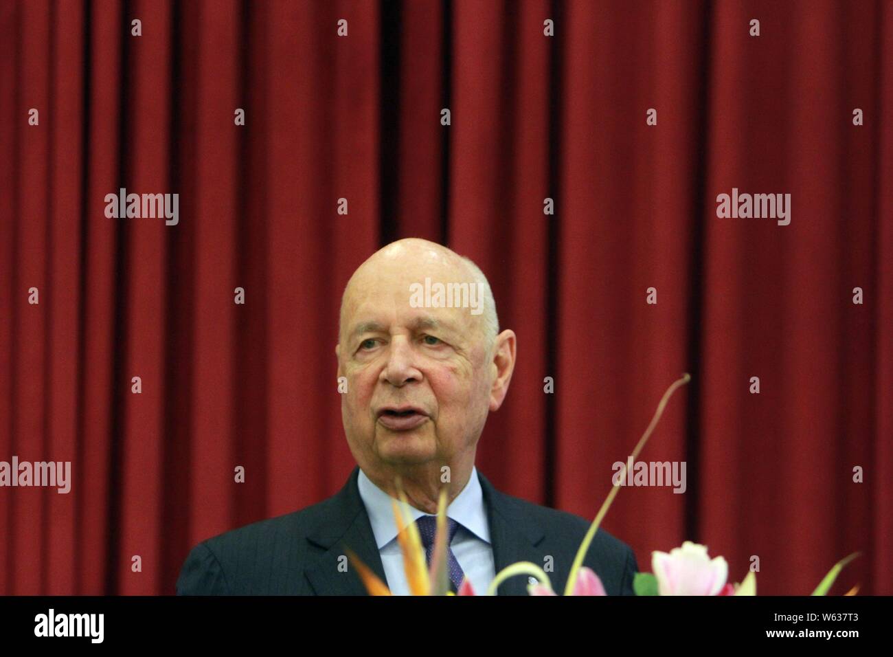 Klaus Schwab, Founder and Executive Chairman of the World Economic ...