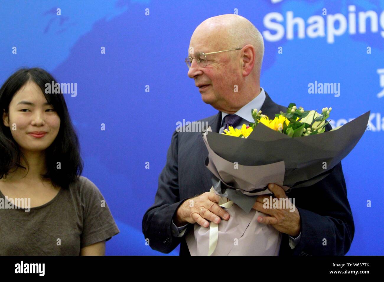 Klaus Schwab, Founder and Executive Chairman of the World Economic ...