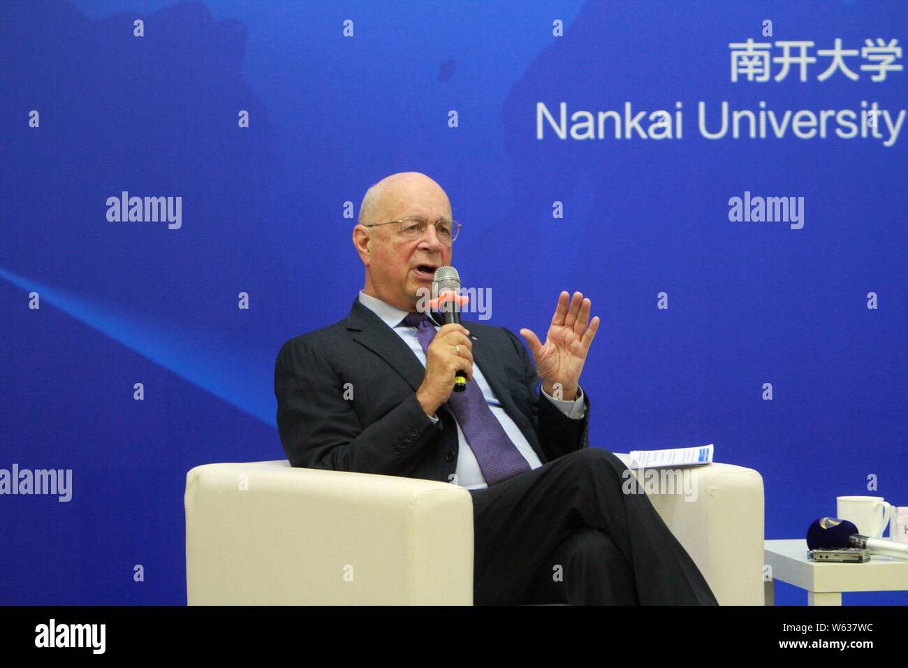 Klaus Schwab, Founder and Executive Chairman of the World Economic ...