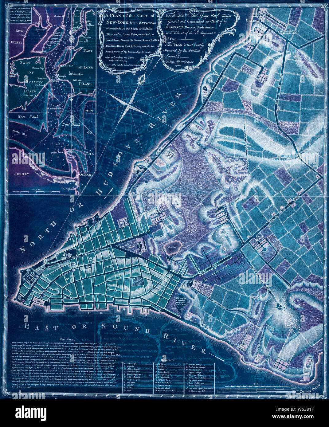 American Revolutionary War Era Maps 1750-1786 224 A plan of the city of ...