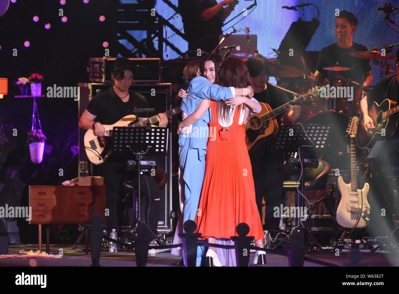 (From left) Ella Chen Chia-hwa, Hebe Tien Fu-chen and Selina Jen Chia ...