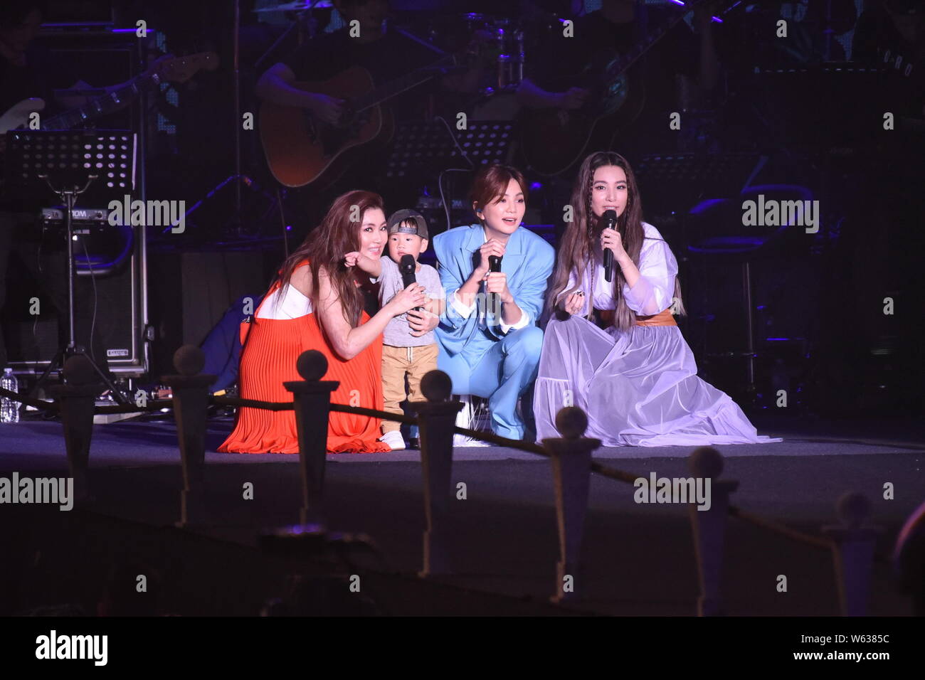 (From left) Selina Jen Chia-hsuan, Ella Chen Chia-hwa and Hebe Tien Fu ...