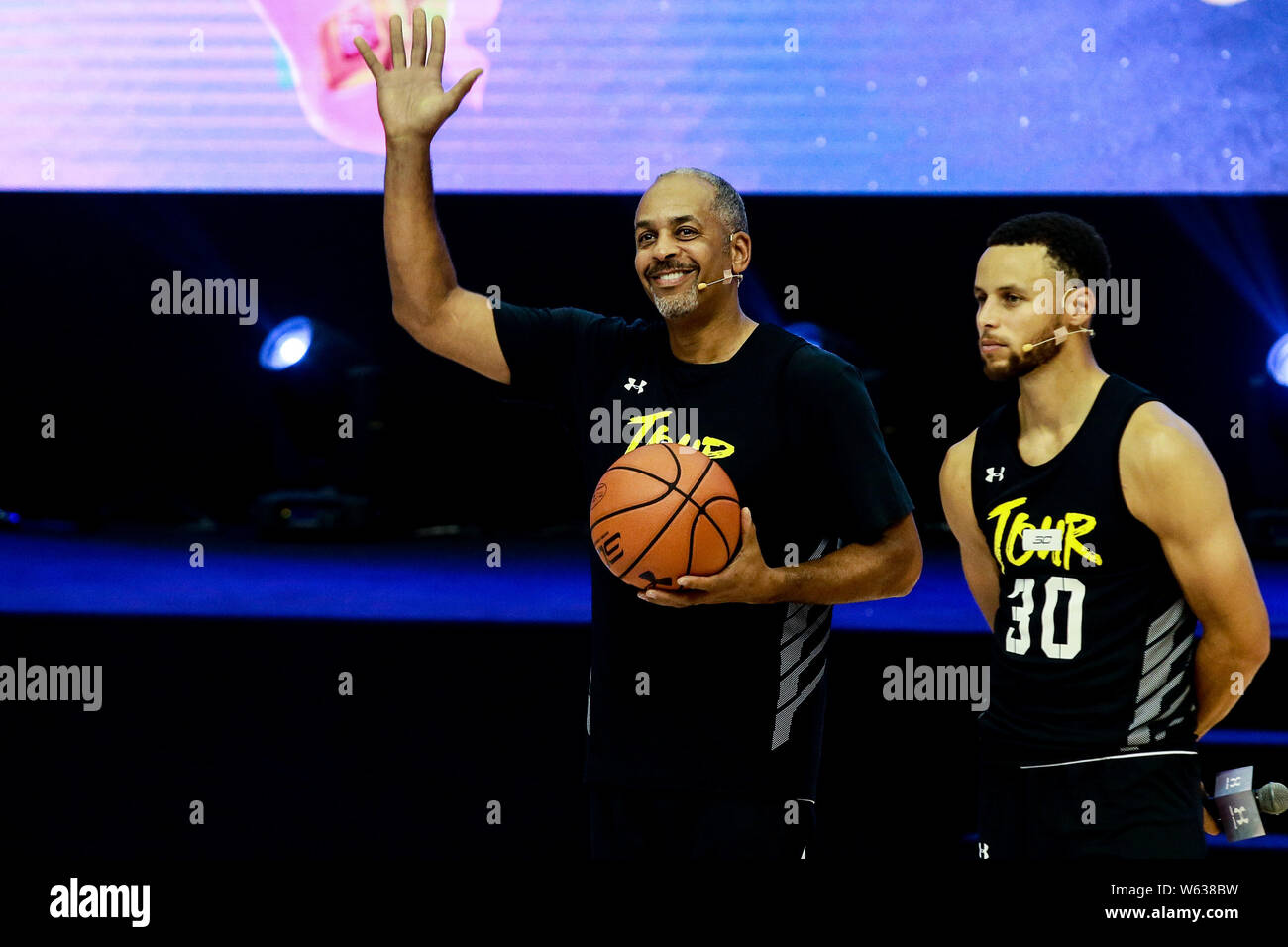 Former NBA player Dell Curry, the father of NBA star Stephen Curry of ...