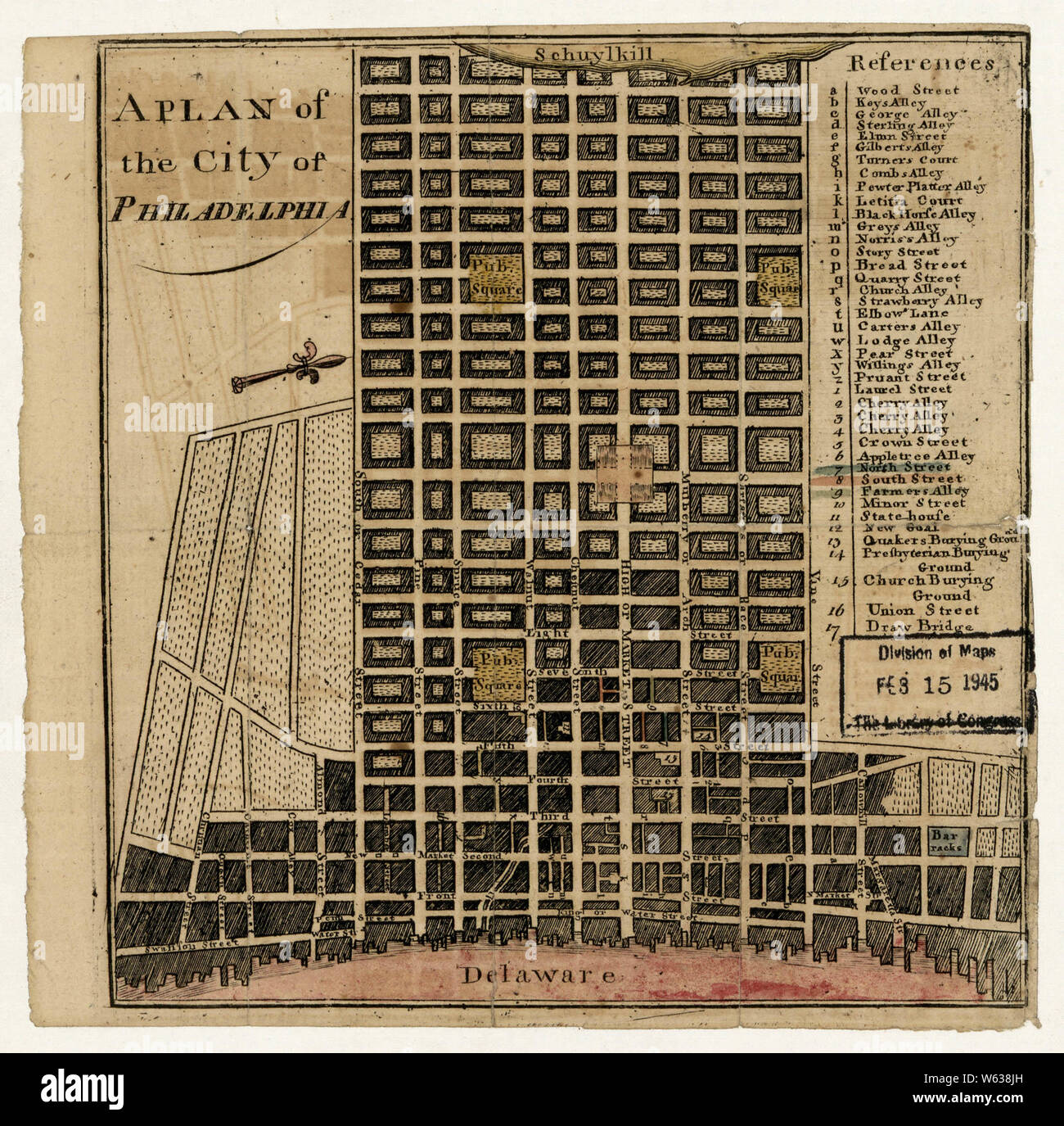 American Revolutionary War Era Maps 1750-1786 227 A plan of the city of ...