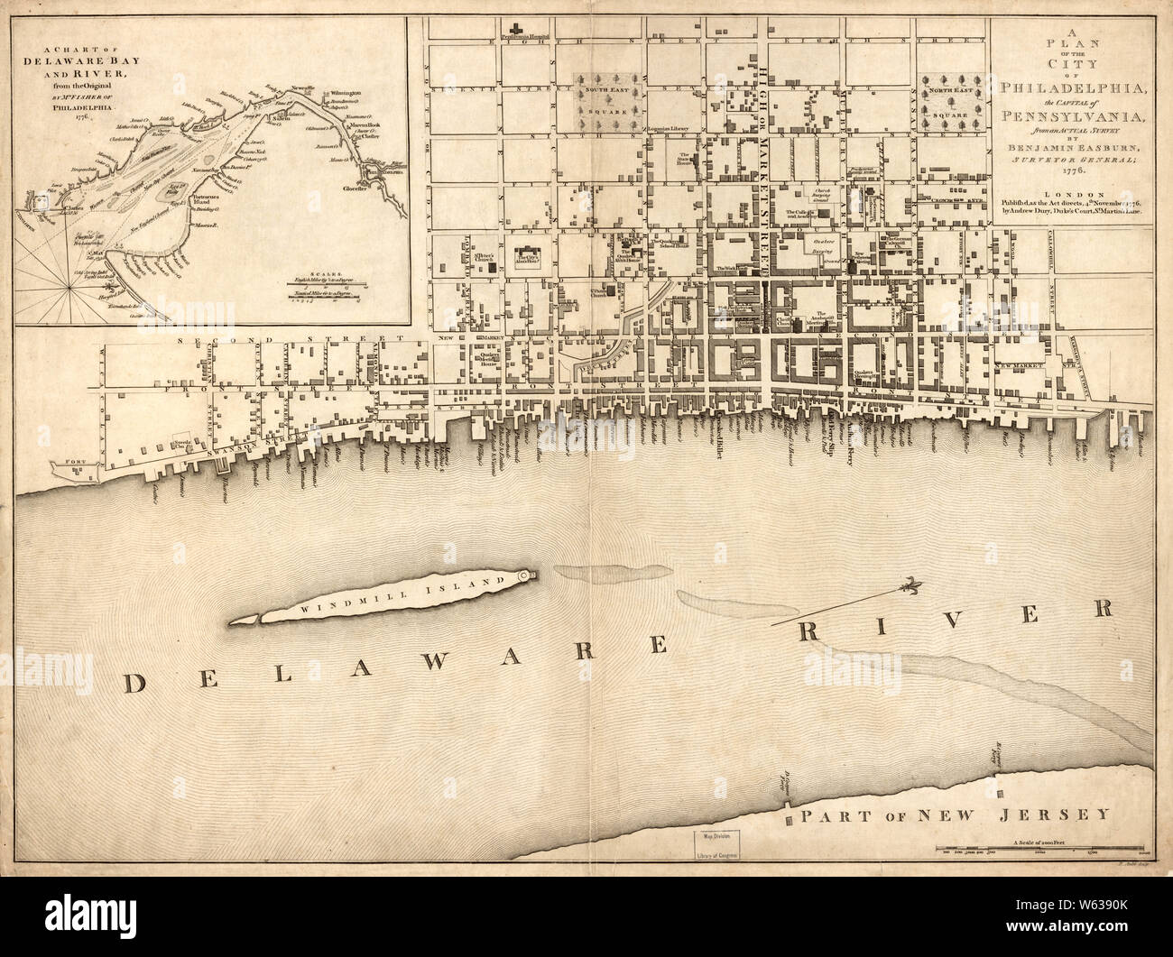 American Revolutionary War Era Maps 1750-1786 228 A plan of the city of ...