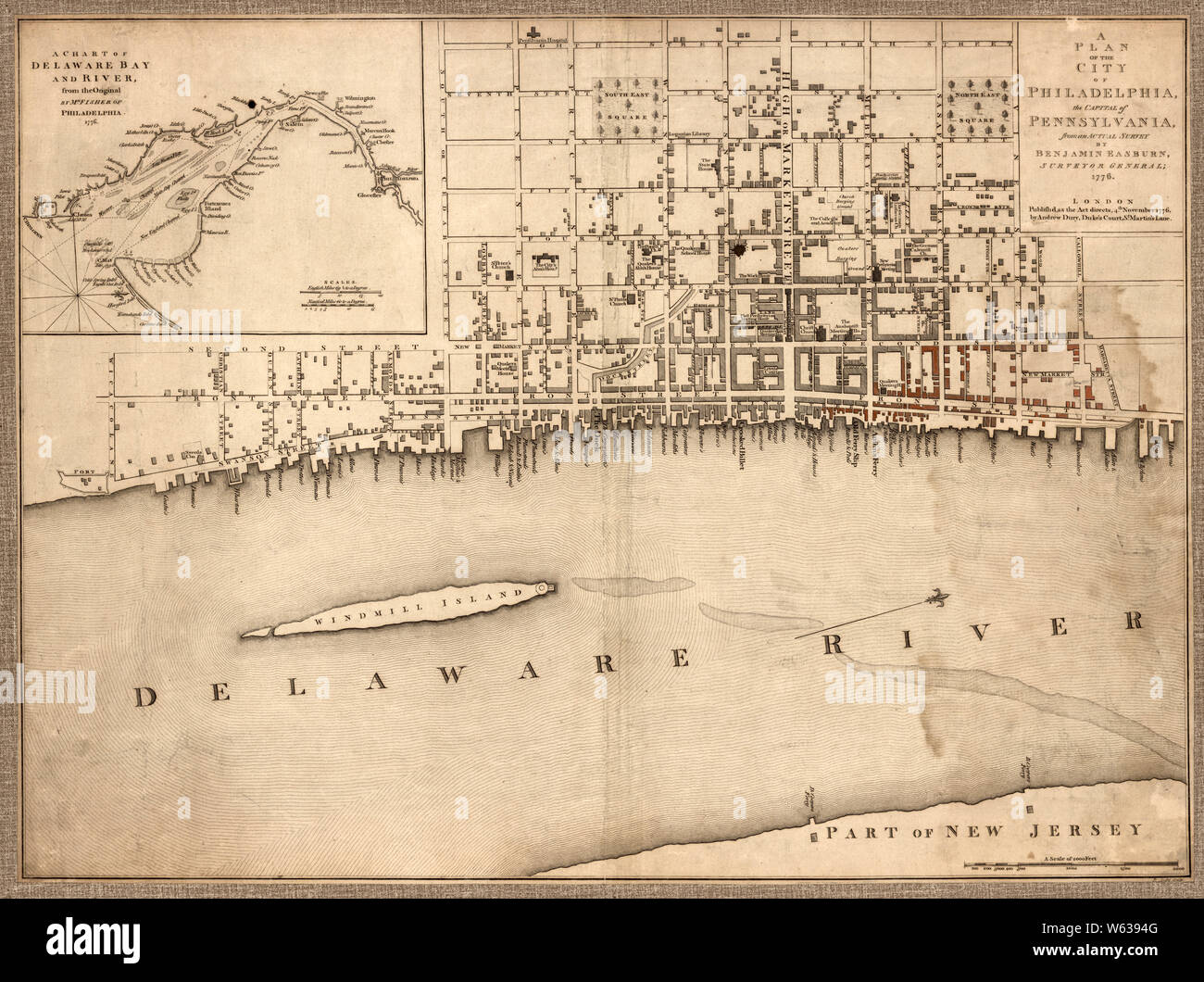 American Revolutionary War Era Maps 1750-1786 229 A plan of the city of ...