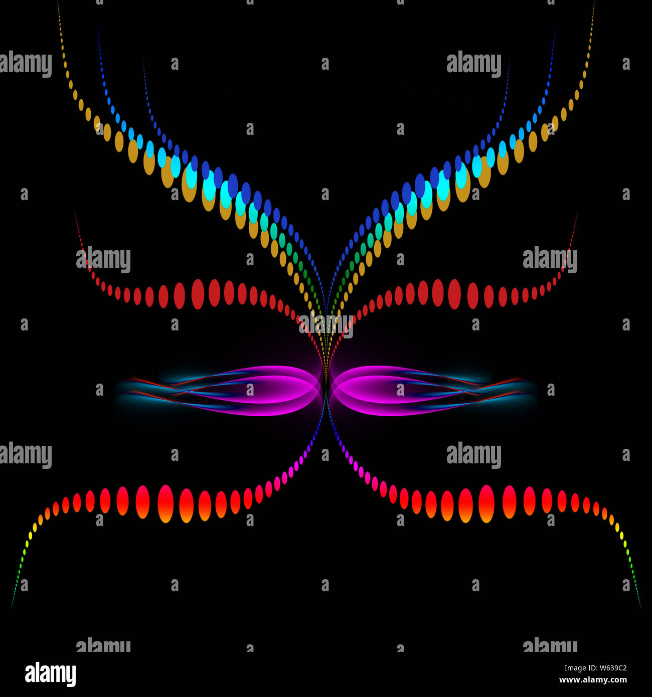 Psychedelic tripped design background wallpaper Stock Photo - Alamy