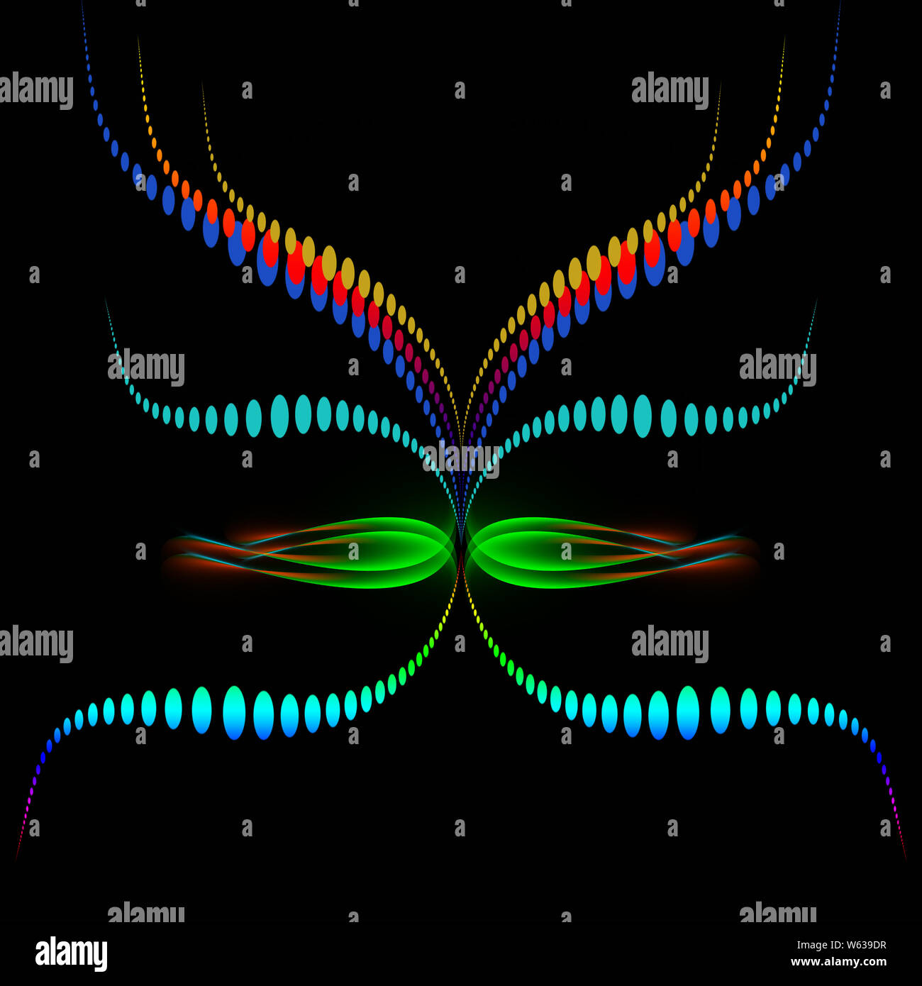 Psychedelic tripped design background wallpaper Stock Photo - Alamy