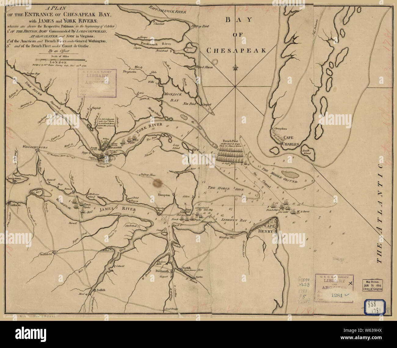 American Revolutionary War Era Maps 1750-1786 232 A Plan of the ...
