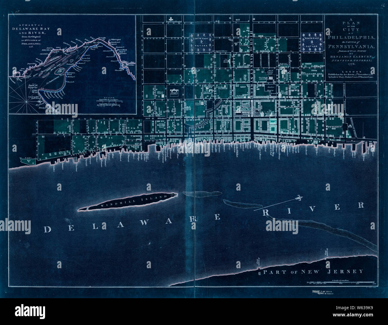 American Revolutionary War Era Maps 1750-1786 232 A plan of the city of ...