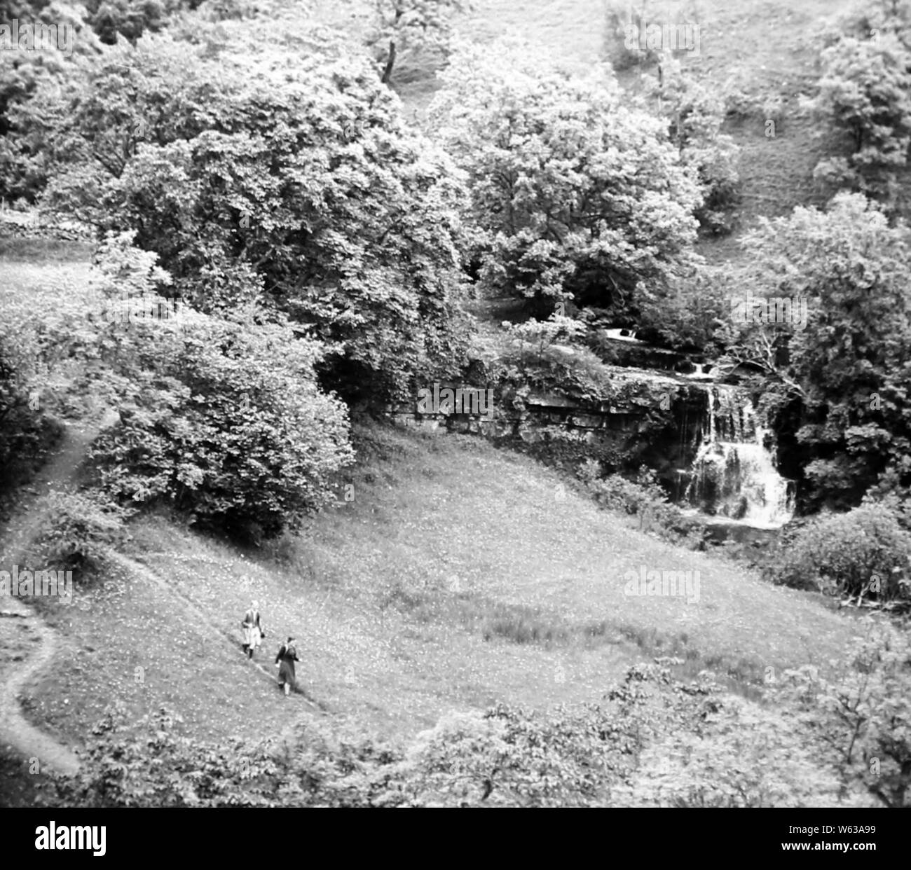 Catrake Force, River Swale in the 1930s Stock Photo - Alamy