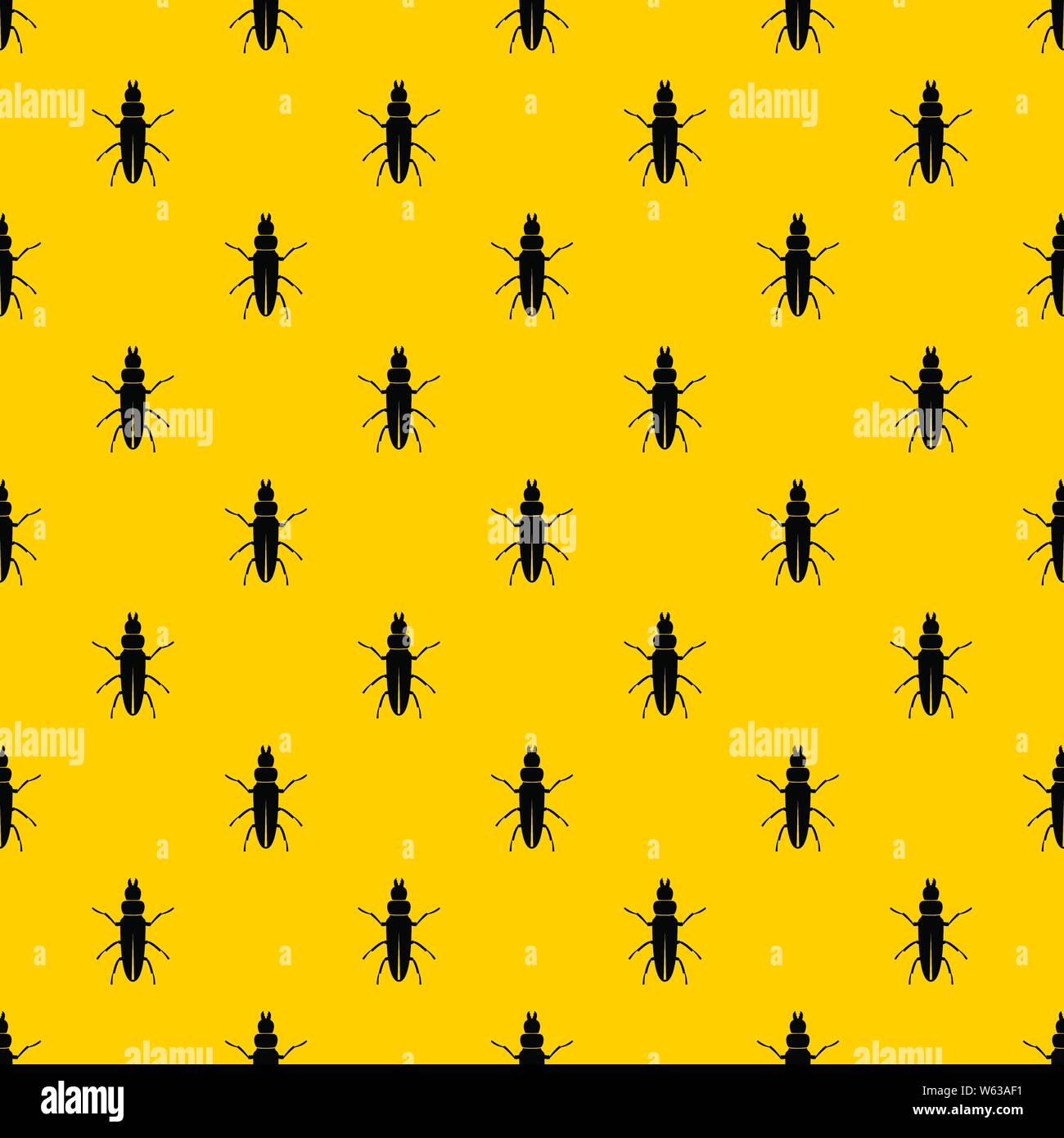 Beetle insect pattern vector Stock Vector Image & Art - Alamy