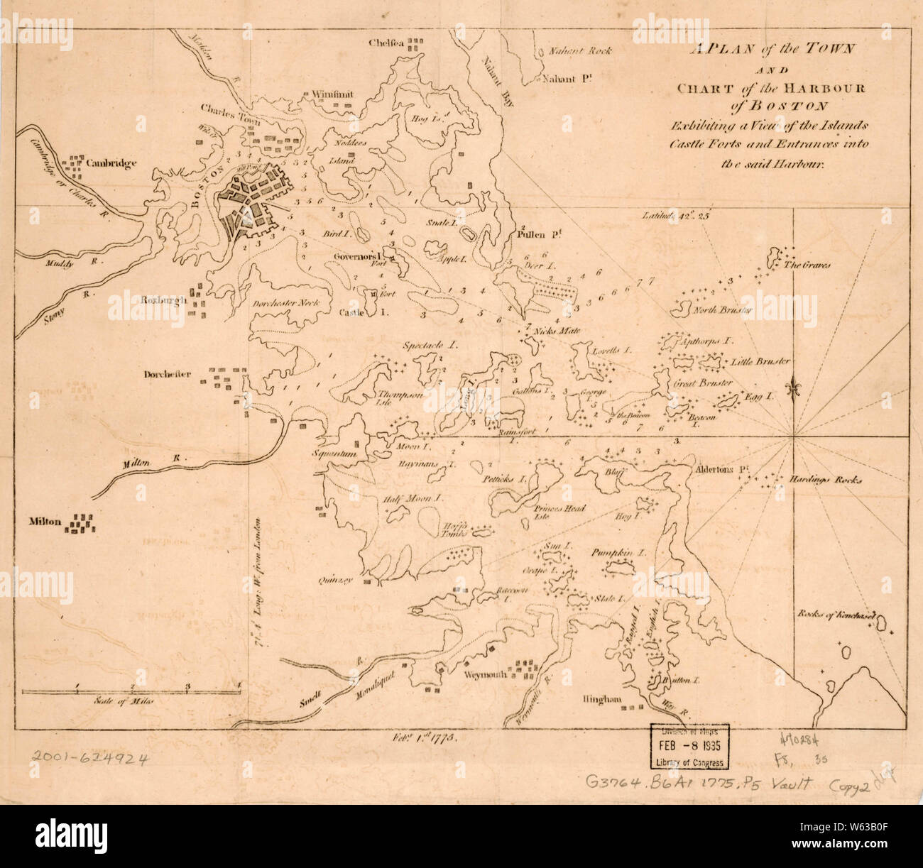 American Revolutionary War Era Maps 1750-1786 245 A plan of the town ...