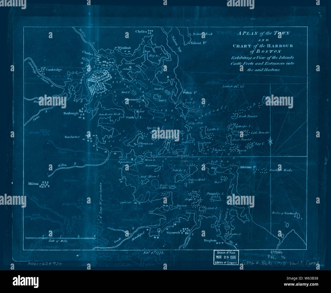 American Revolutionary War Era Maps 1750-1786 248 A plan of the town ...