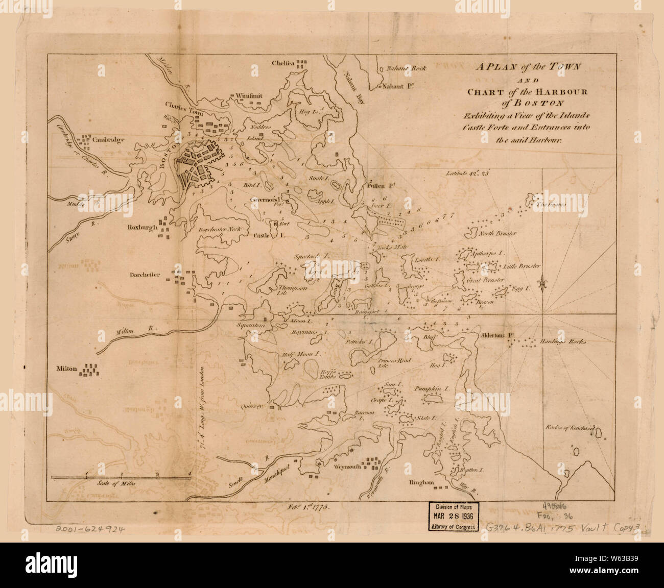 American Revolutionary War Era Maps 1750-1786 246 A plan of the town ...