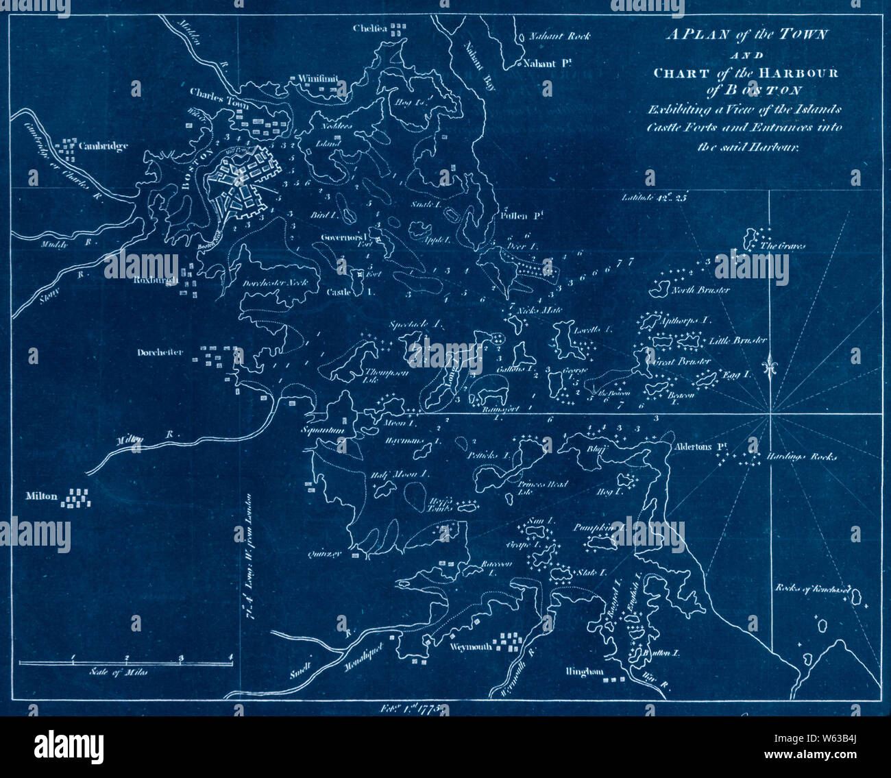 American Revolutionary War Era Maps 1750-1786 246 A plan of the town ...