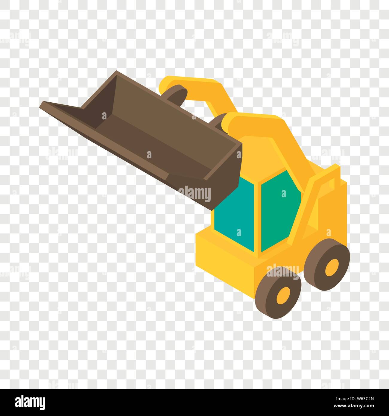 Forklift icon, isometric 3d style Stock Vector Image & Art - Alamy