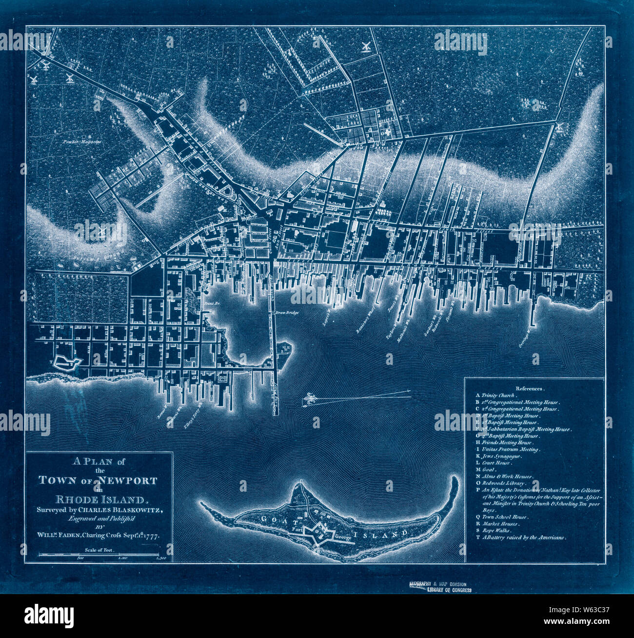 American Revolutionary War Era Maps 1750-1786 257 A plan of the town of ...