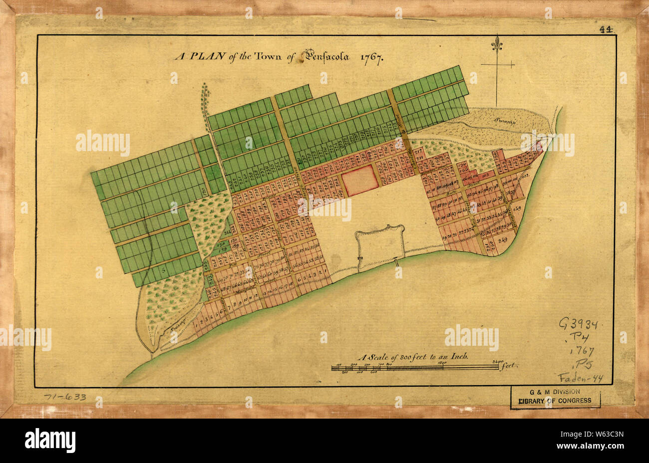 American Revolutionary War Era Maps 1750-1786 256 A Plan of the town of ...