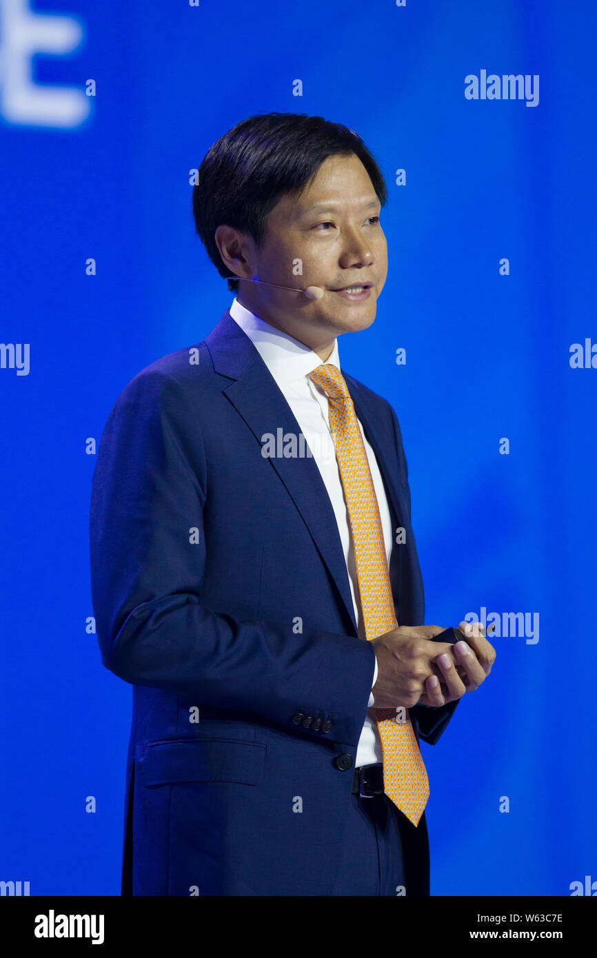 Lei Jun, Chairman and CEO of Xiaomi Technology and Chairman of Kingsoft ...