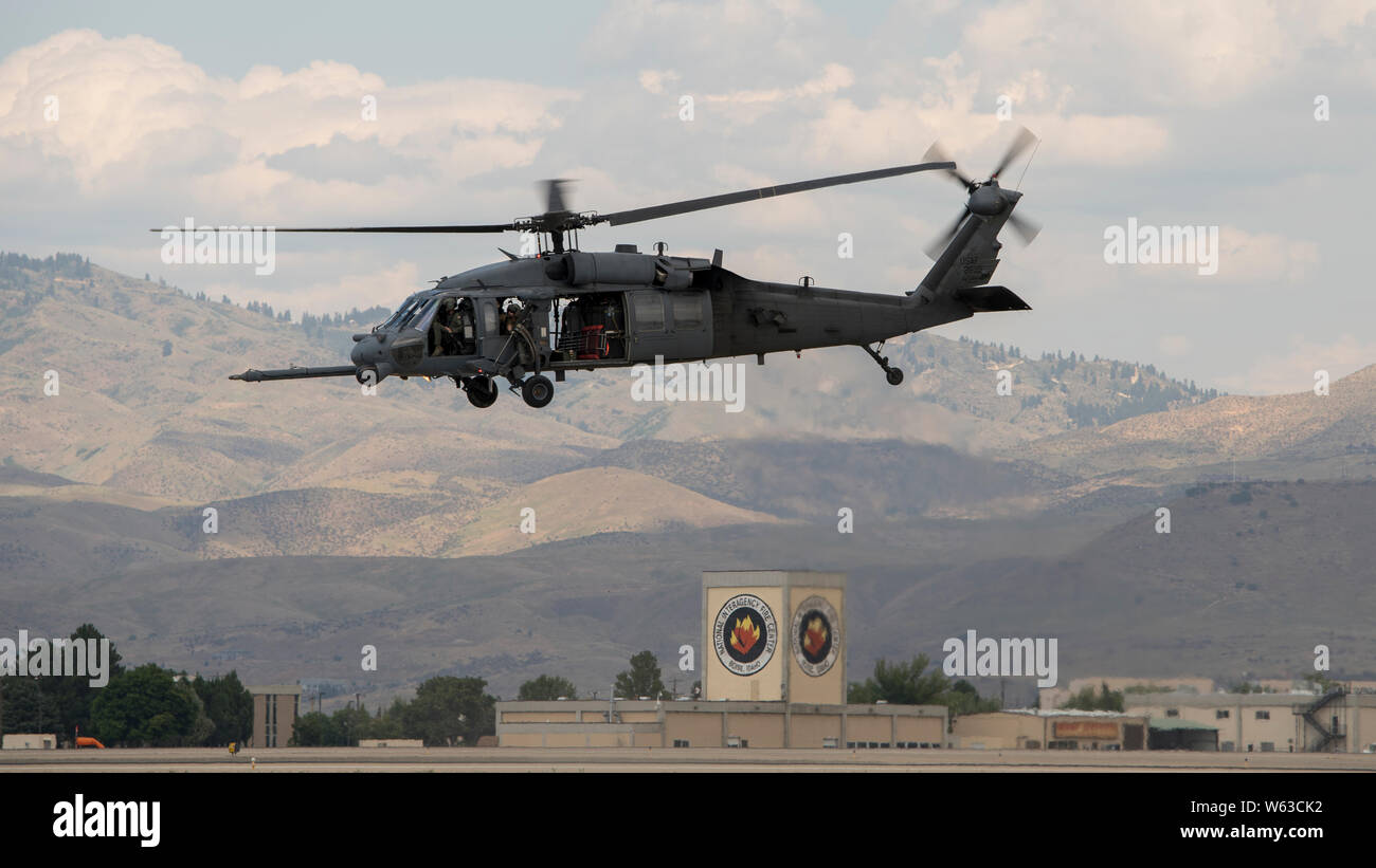 The California Air National Guard’s 129th Rescue Squadron taxies at ...