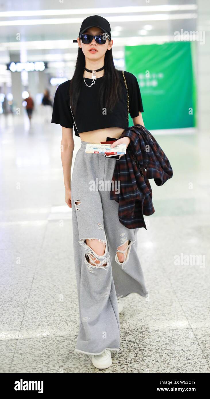Chinese model Xi Mengyao, better known as Ming Xi, arrives at the ...