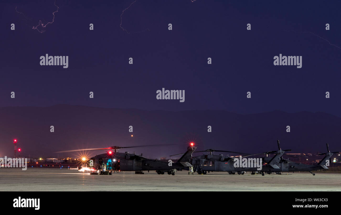 The California Air National Guard’s 129th Rescue Squadron prepares to ...