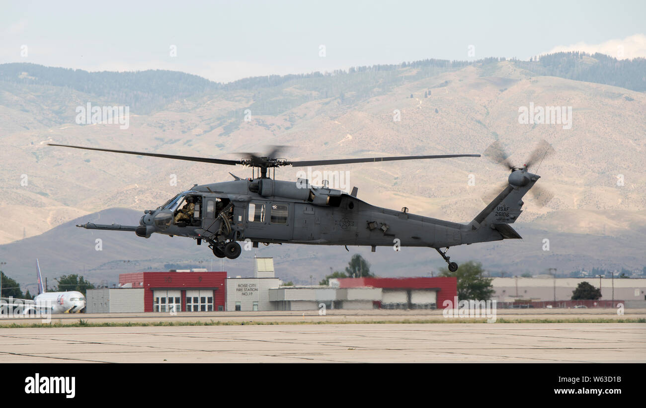 The California Air National Guard’s 129th Rescue Squadron taxies at ...