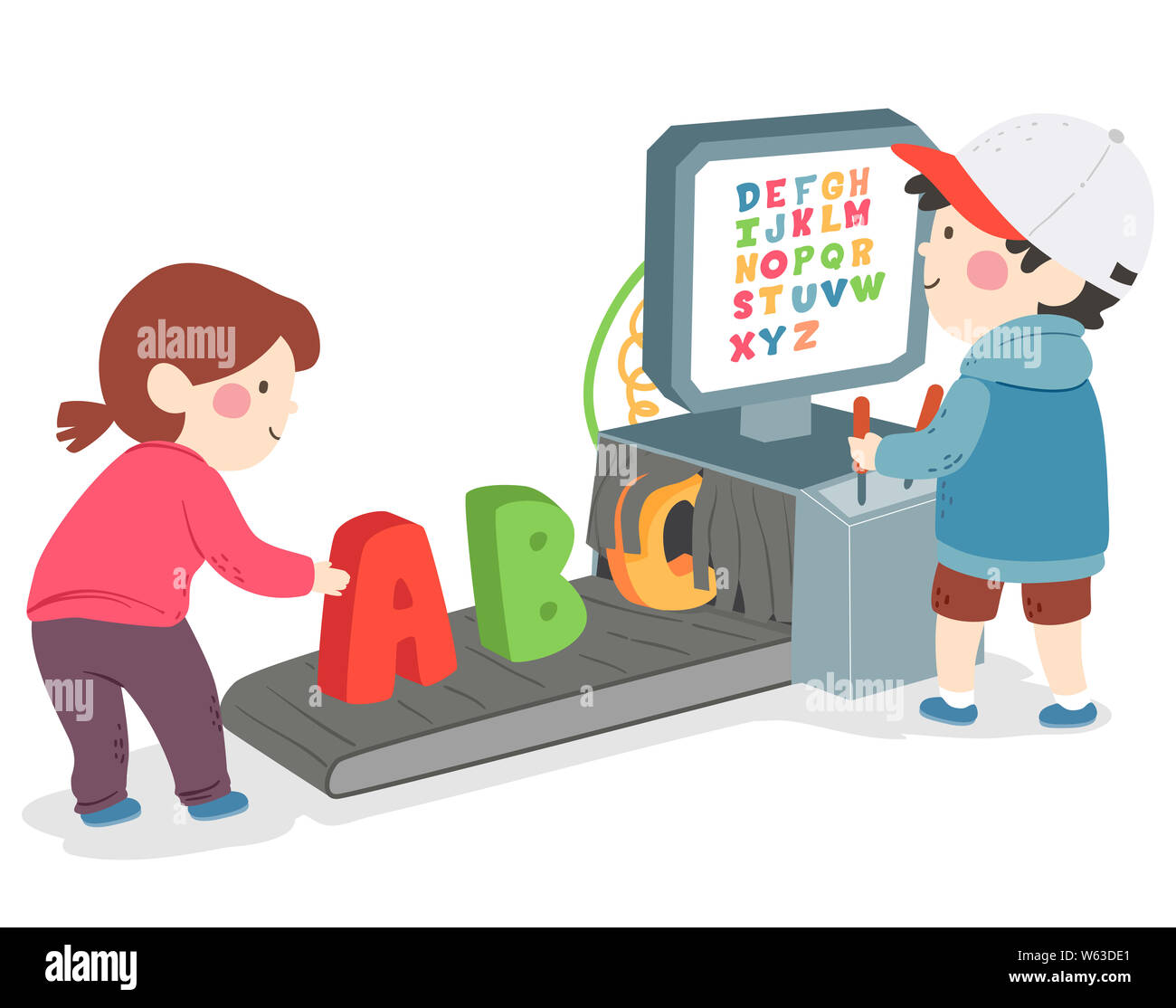 Scanning letters hi-res stock photography and images - Alamy