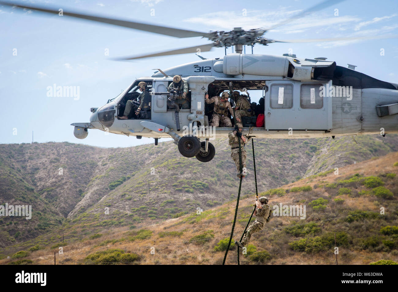 Military working dog handlers with the U.S. Army Rangers and U.S ...