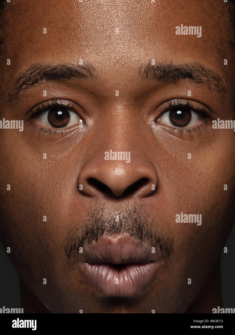 African american man shocked face hi-res stock photography and images ...