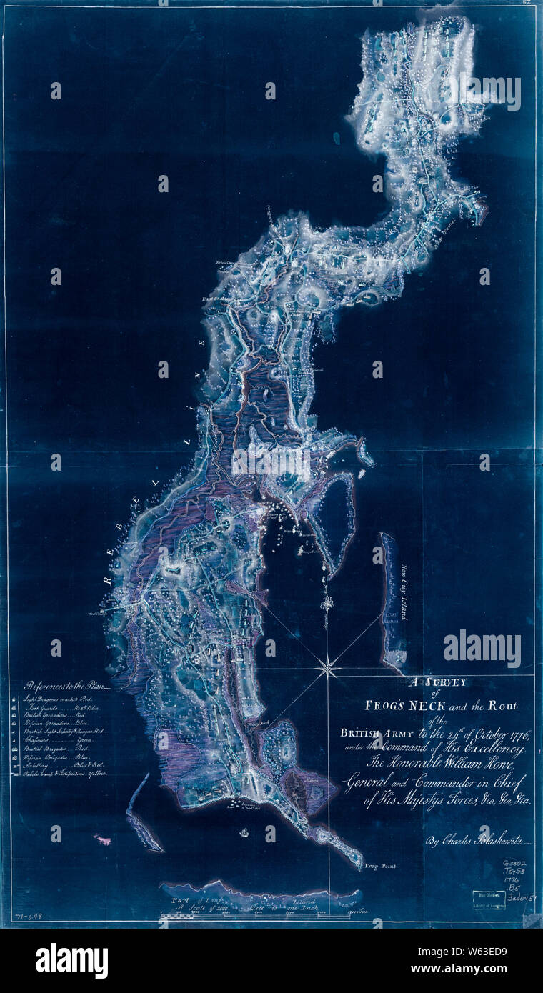 American Revolutionary War Era Maps 1750-1786 275 A survey of Frog's ...