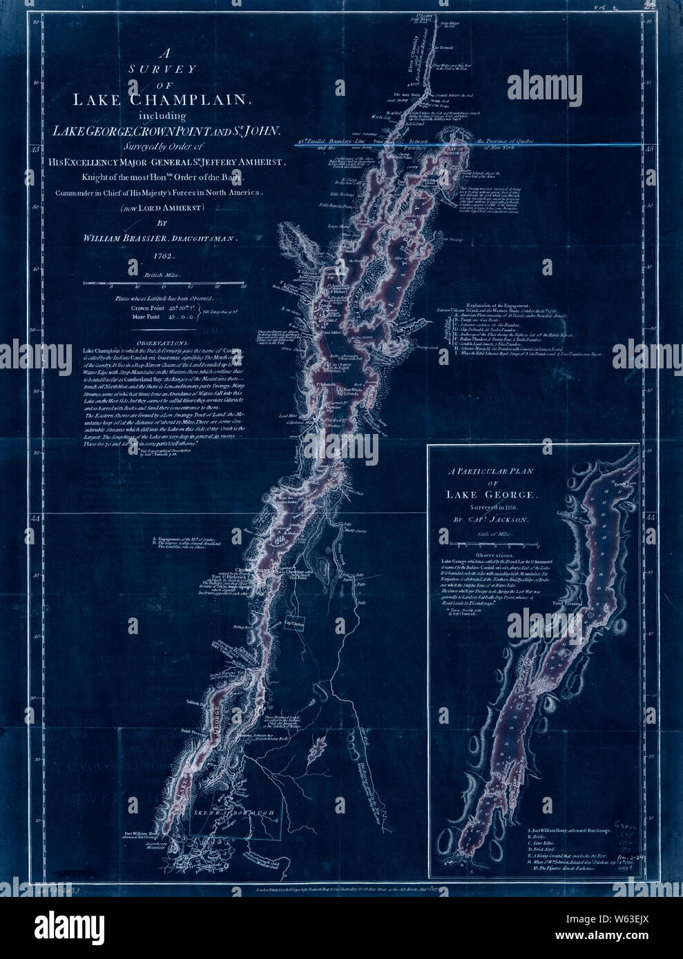 American Revolutionary War Era Maps 1750-1786 277 A survey of Lake ...