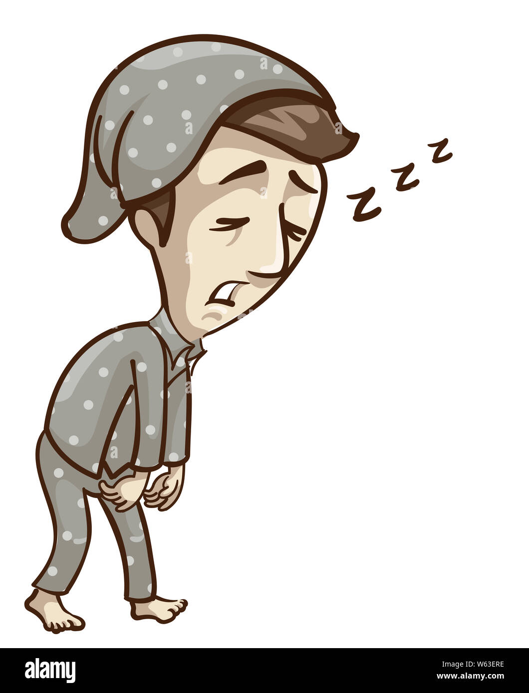 Man sleeping soundly Cut Out Stock Images & Pictures - Alamy