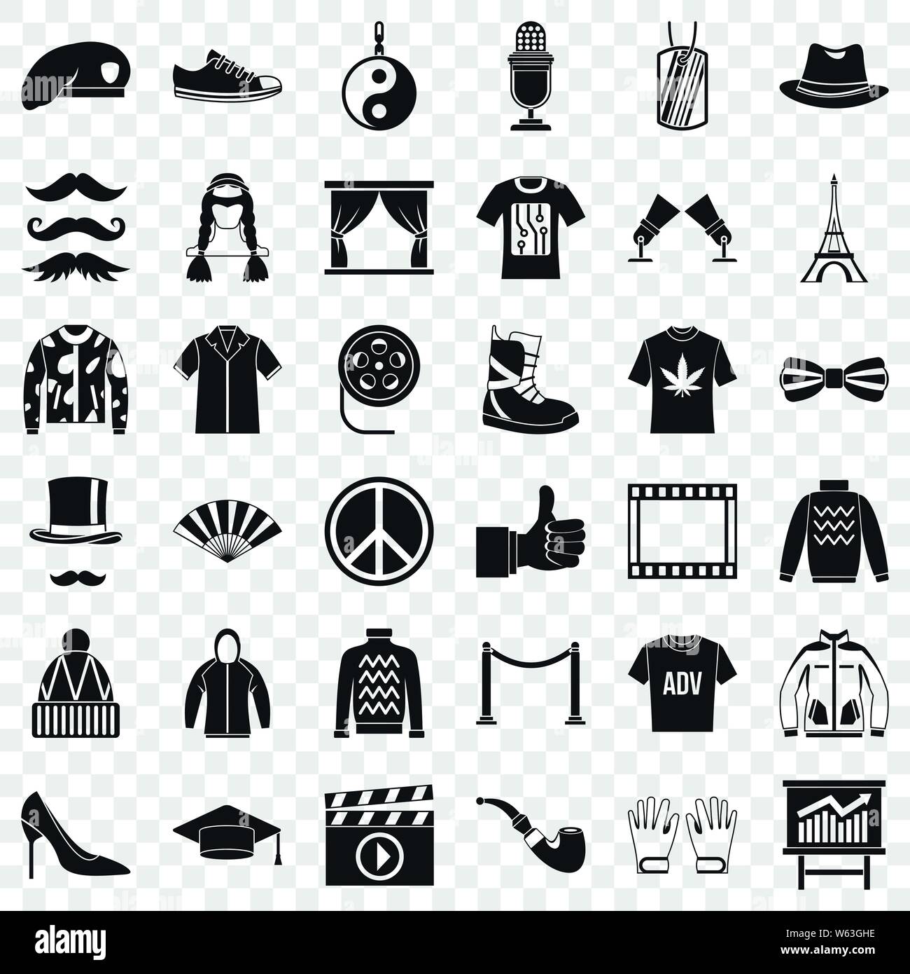 Black lace fan Black and White Stock Photos & Images - Alamy