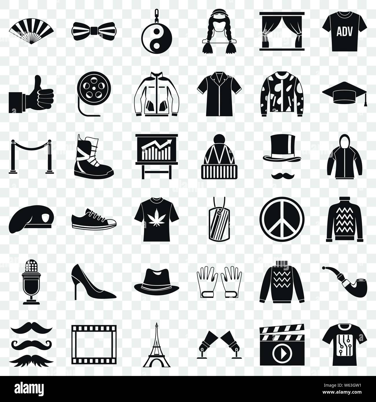 Black lace fan Black and White Stock Photos & Images - Alamy