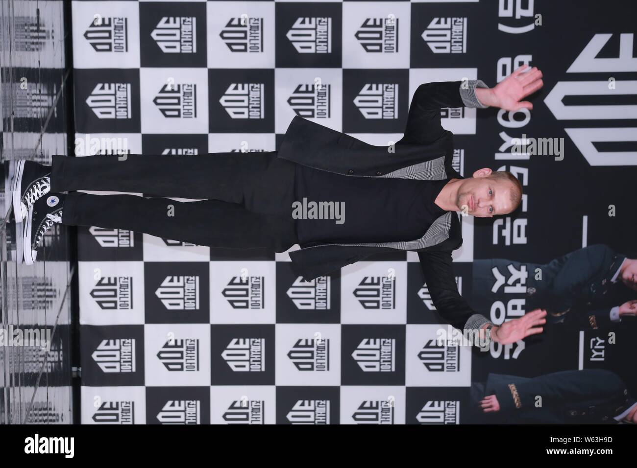 Matthew Douma, father of Canadian-Korean singer Jeon So-mi, attends a ...