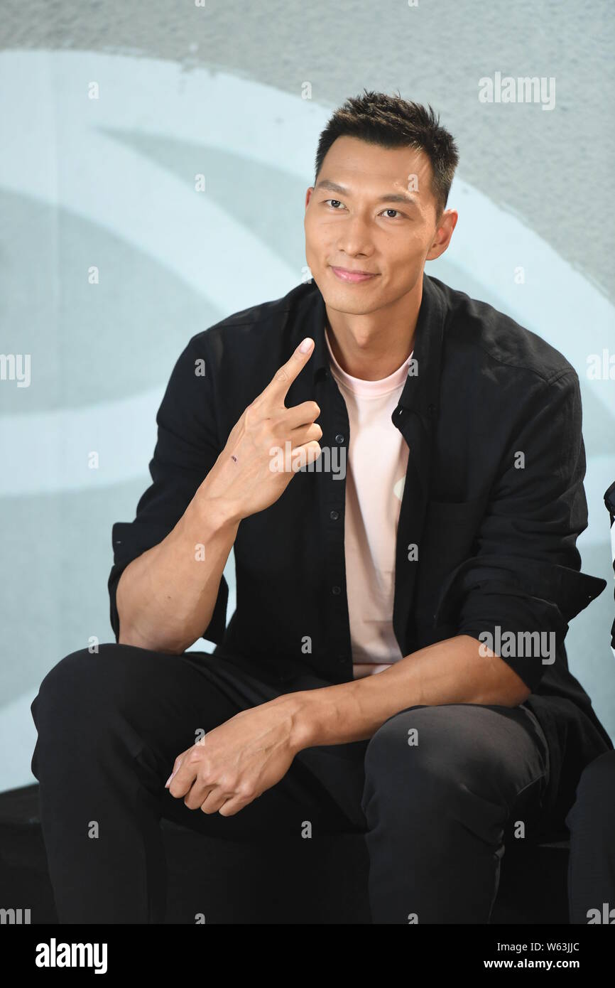 Chinese basketball player Yi Jianlian receives an interview for variety ...