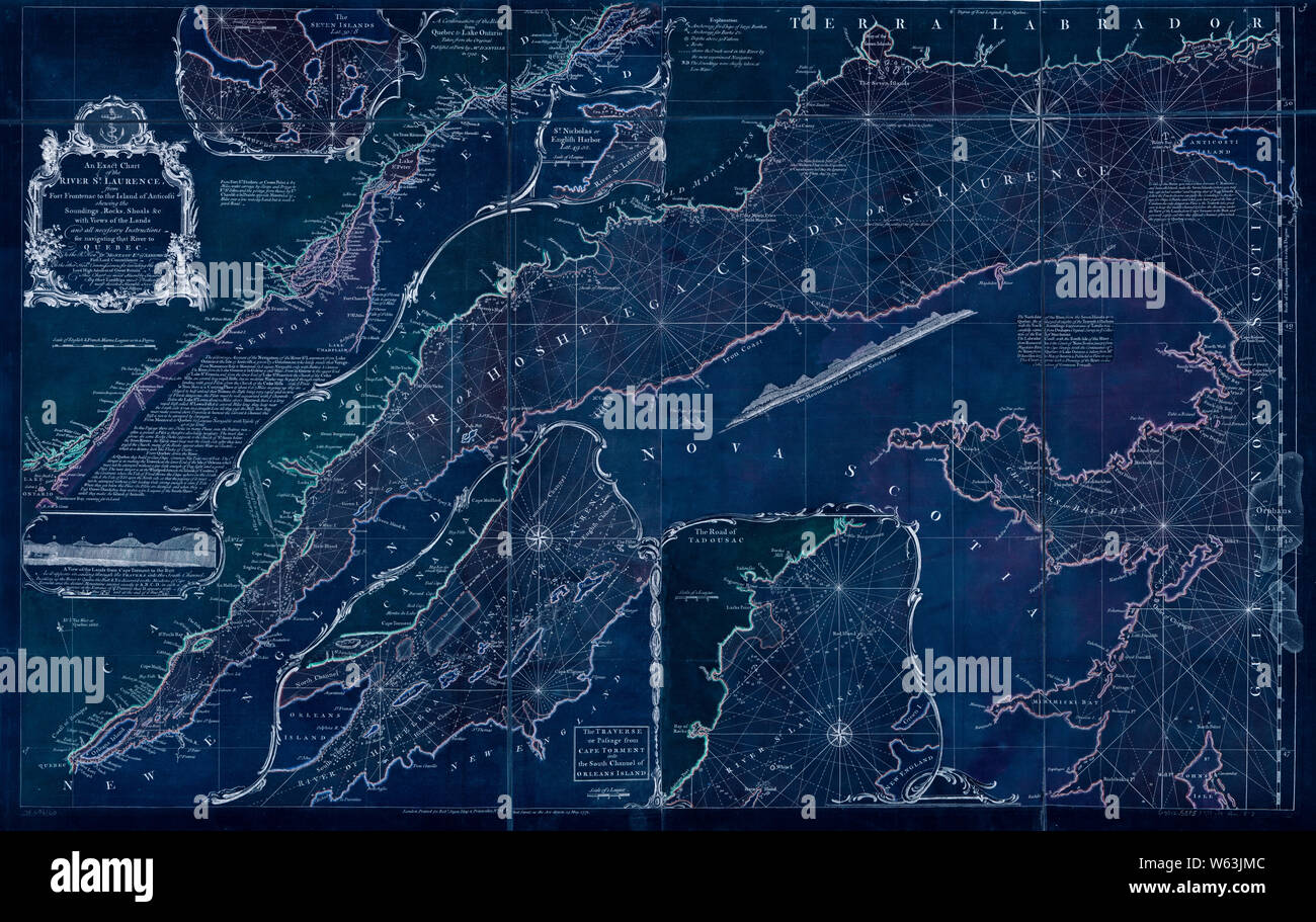 American Revolutionary War Era Maps 1750-1786 314 An exact chart of the ...