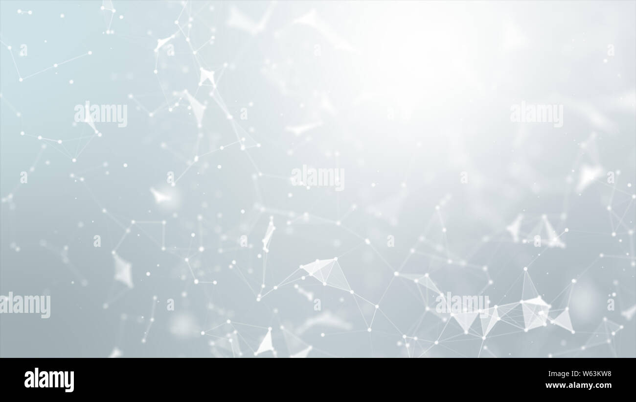 Abstract background Dot and connect line for cyber technology ...