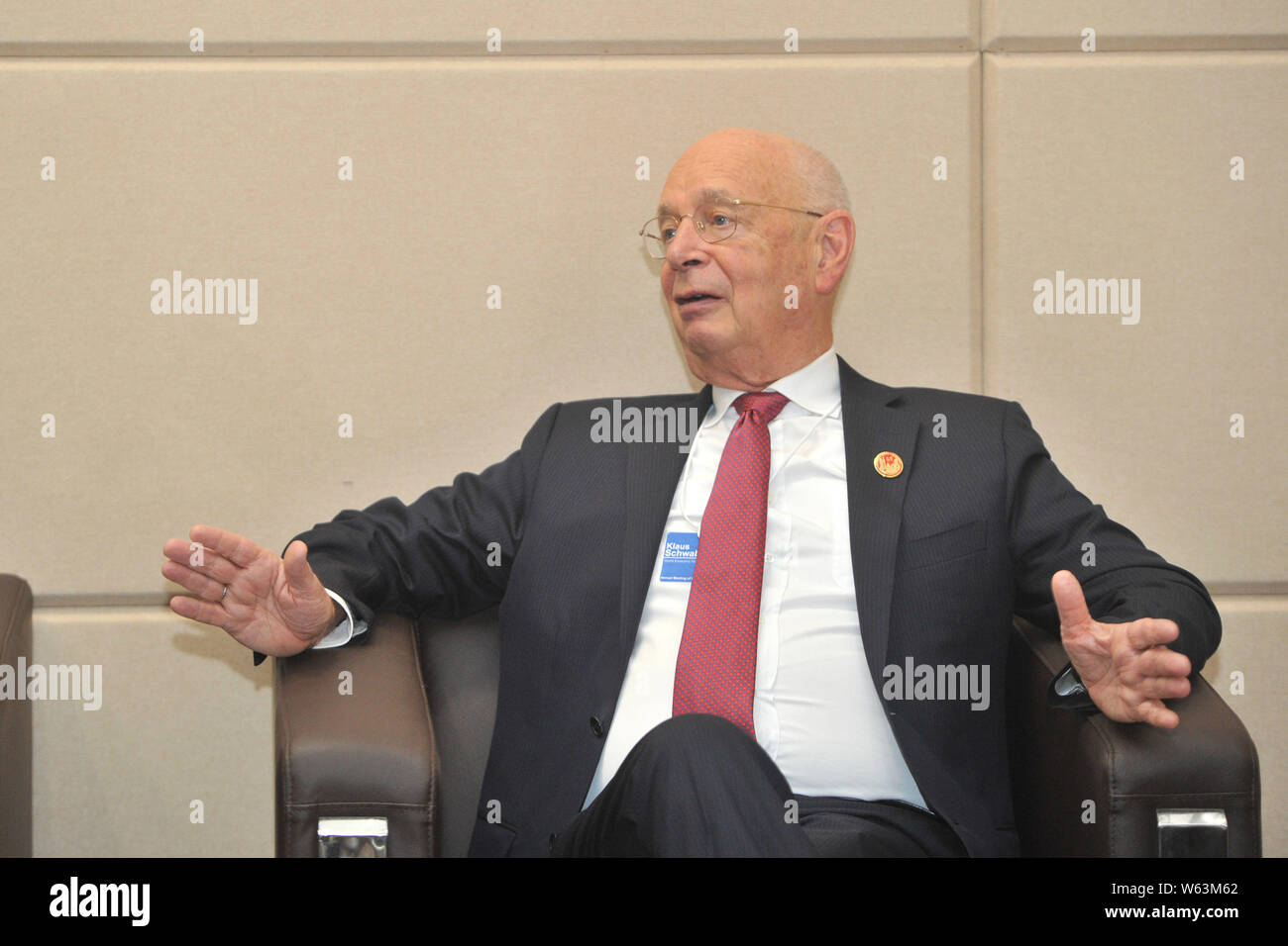 Klaus Schwab, Founder and Executive Chairman of the World Economic ...