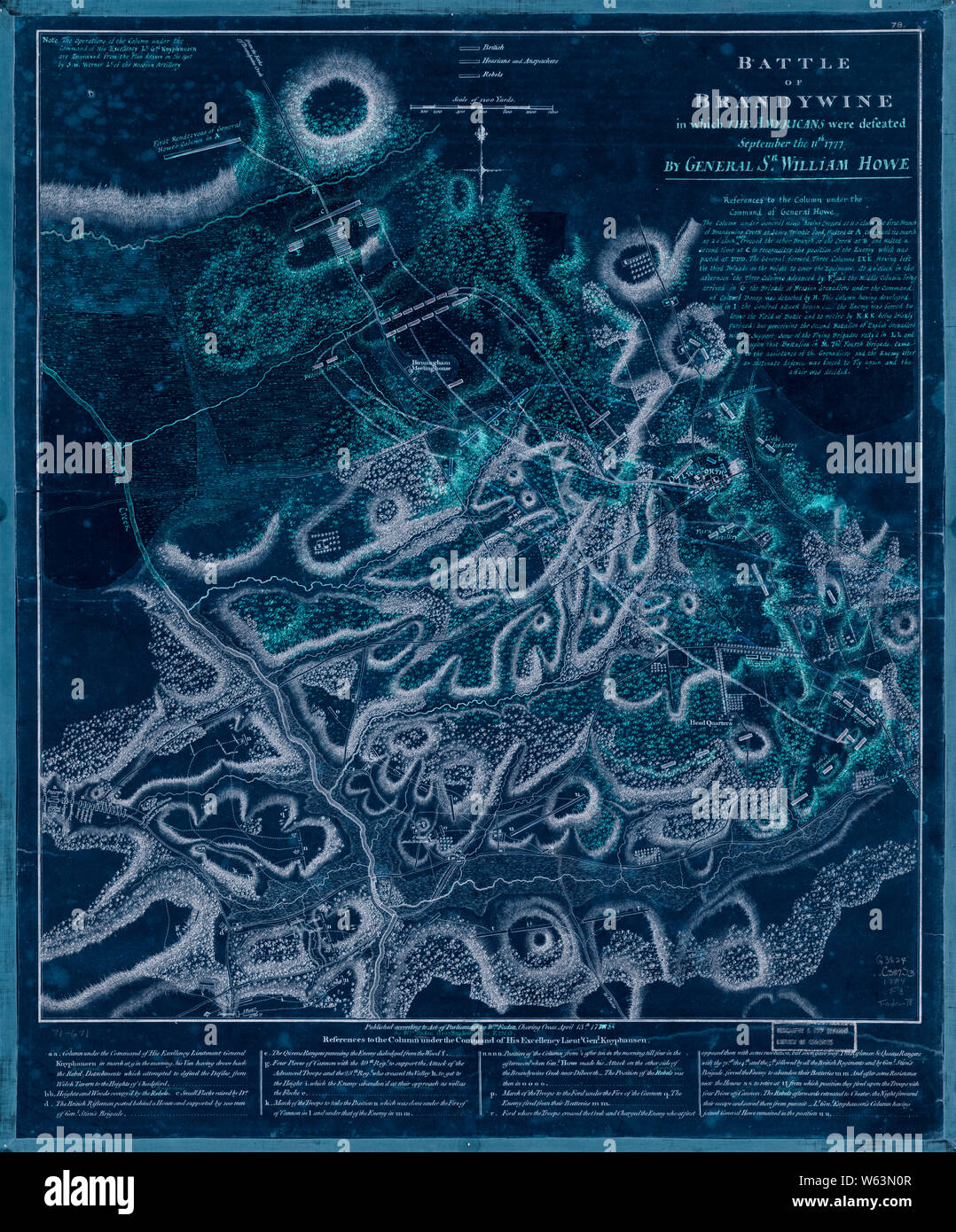 1777 map of united states hi-res stock photography and images - Alamy