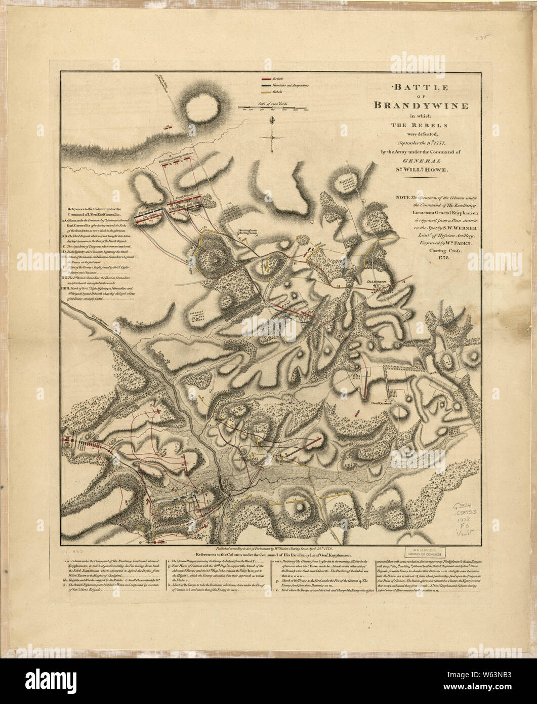 American Revolutionary War Era Maps 1750 1786 327 Battle Of Brandywine