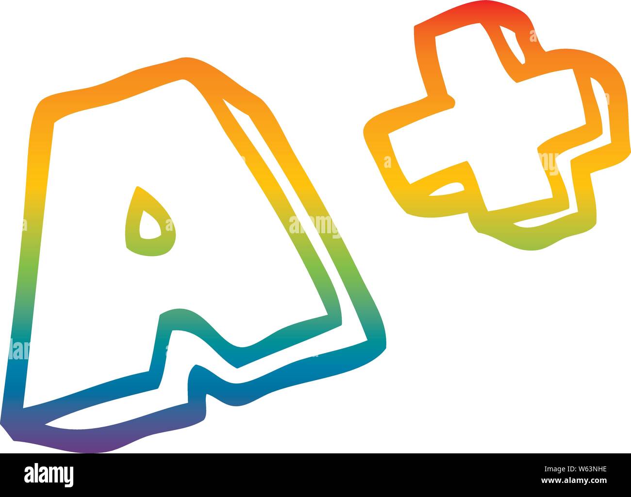 Letter grades a Stock Vector Images - Alamy